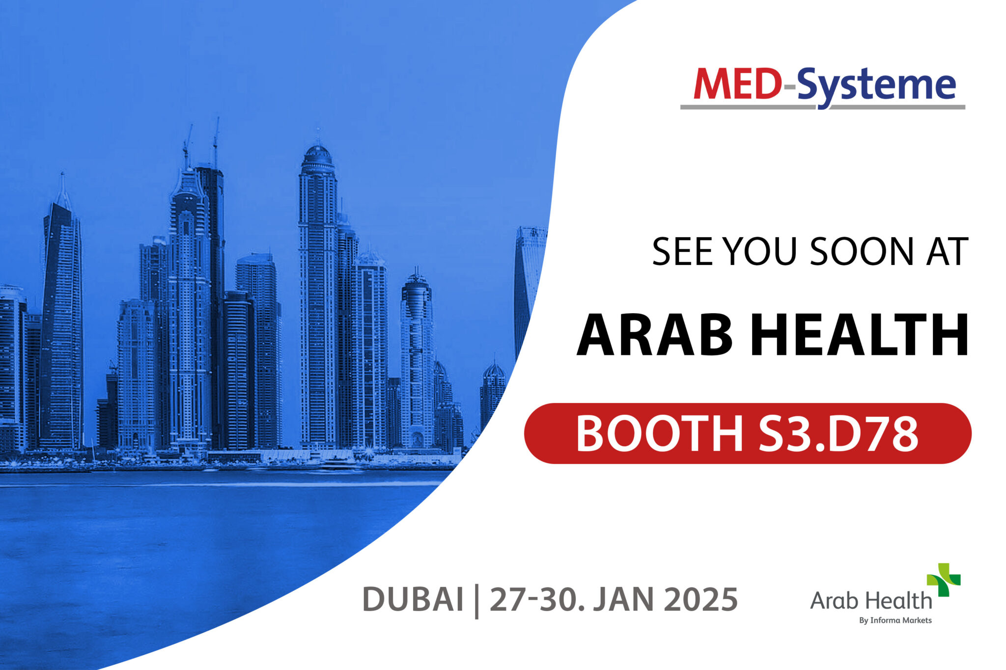 Besuchen Sie uns auf der Arab Health 2025! - MED-Systeme - FF CO. LTD